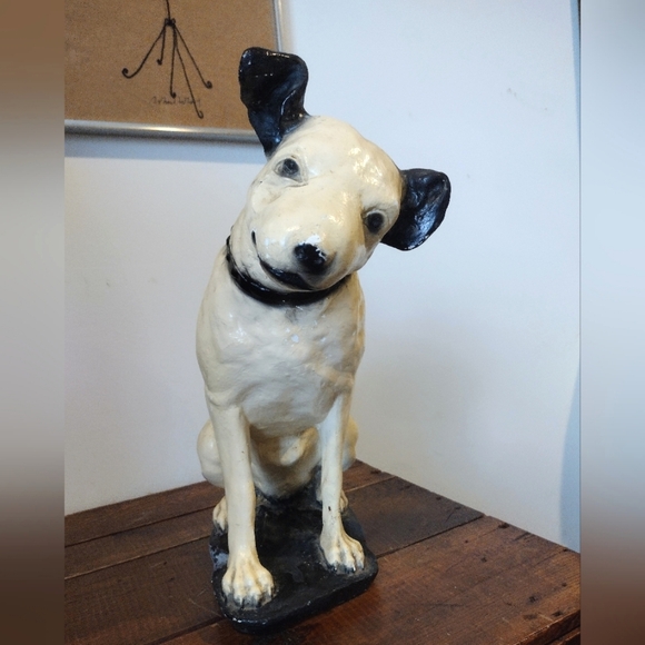 RCA | Other | Rca Nipper The Dog Advertising Piece Early 2th C Painted ...